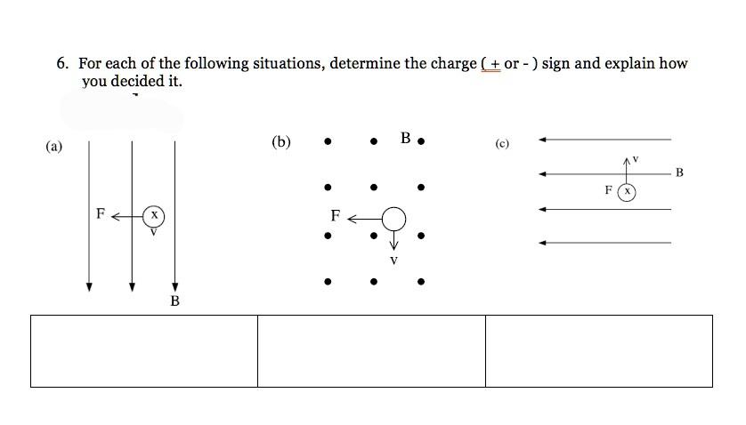 Solved For each of the following situations, | Chegg.com