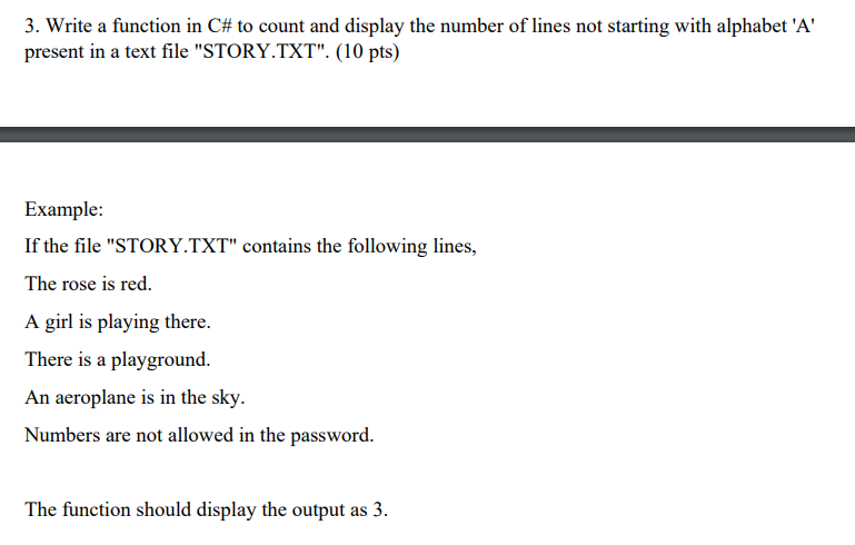 Solved 3 Write A Function In C To Count And Display The 6458