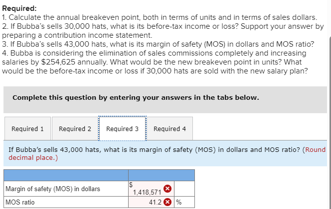 Solved Required: 1. Calculate the annual breakeven point, | Chegg.com