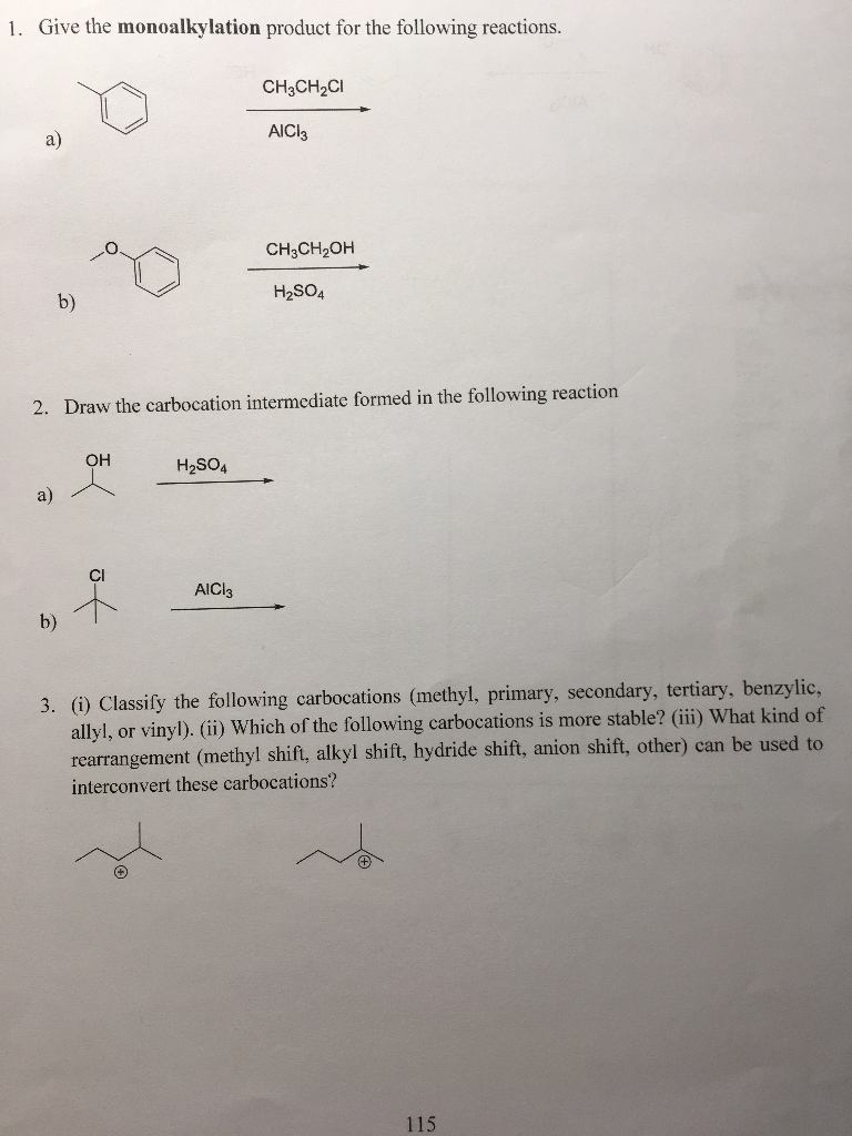 Solved Give the monoalkylation product for the following | Chegg.com