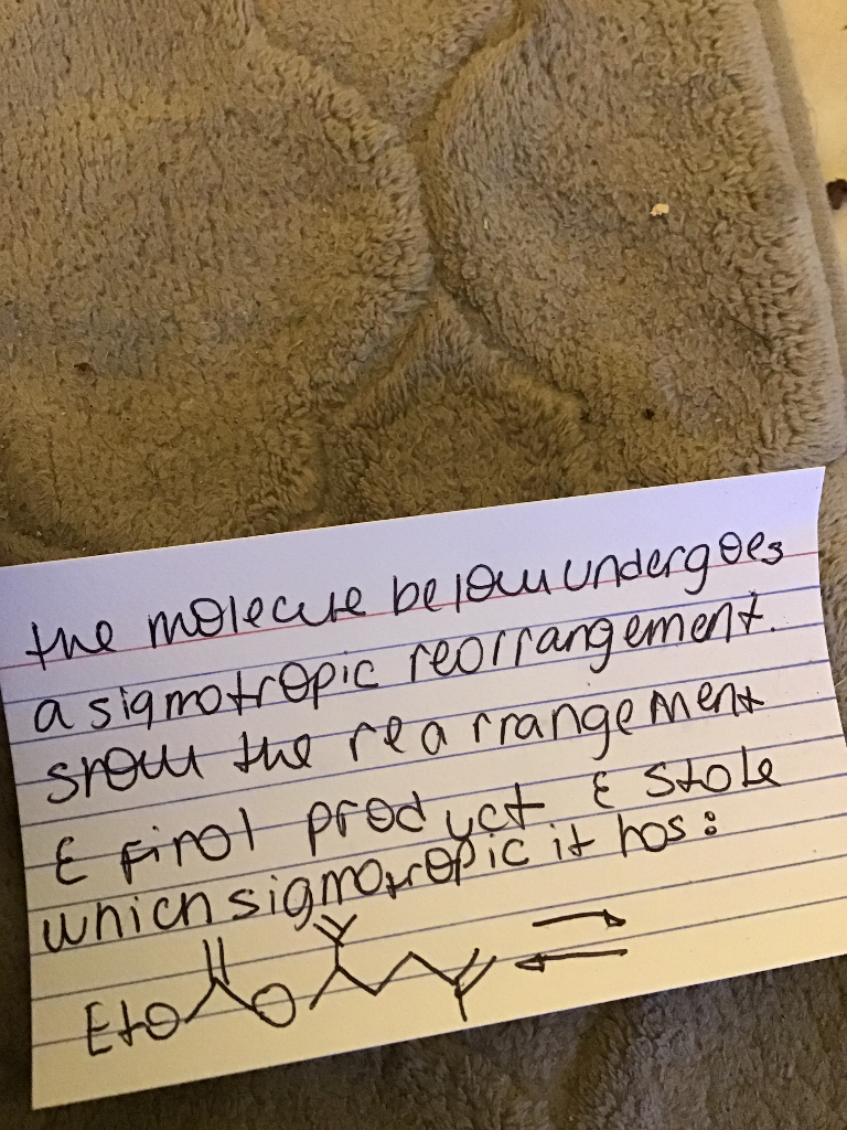 Solved the molecure below undergoes asiqmotropic | Chegg.com