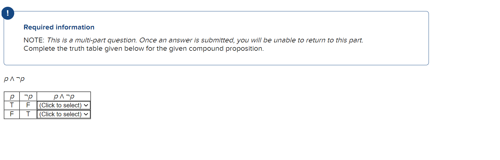 Solved Required information NOTE: This is a multi-part | Chegg.com
