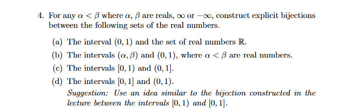 Solved 4. For any α