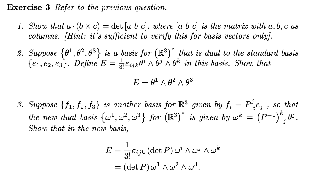 Solved Differential Geometry: Please answer ALL parts of the | Chegg.com
