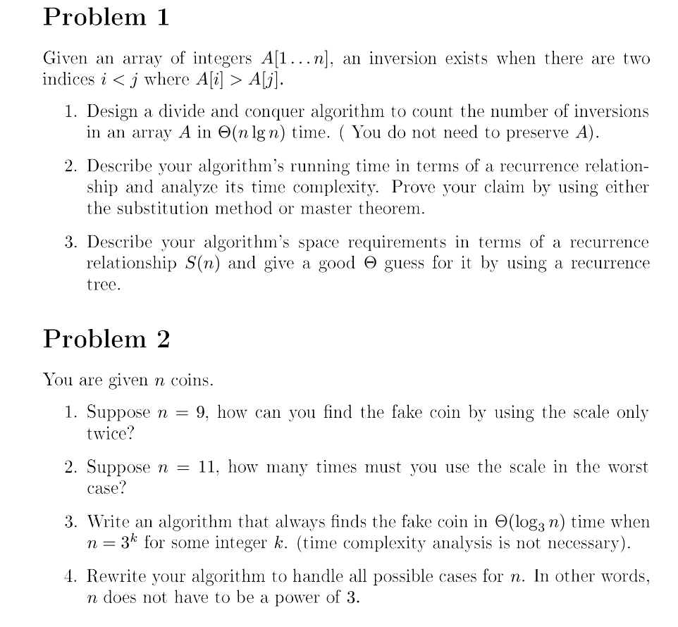 Solved Problem 3 1. Using a recurrence tree, guess an upper | Chegg.com Solved Problem 3 1. Using a recurrence tree, guess an upper | Chegg.com
