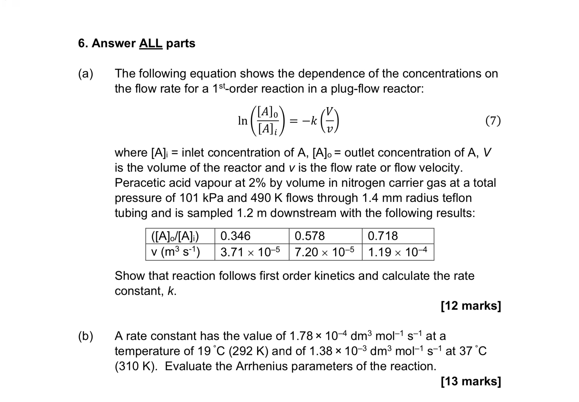 Solved a) The following equation shows the dependence of the | Chegg.com