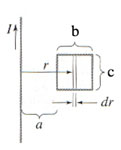 Solved Determine the magnetic flux Φ through the rectangular | Chegg.com