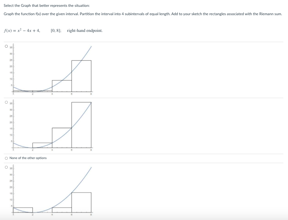 Solved Select the Graph that better represents the | Chegg.com