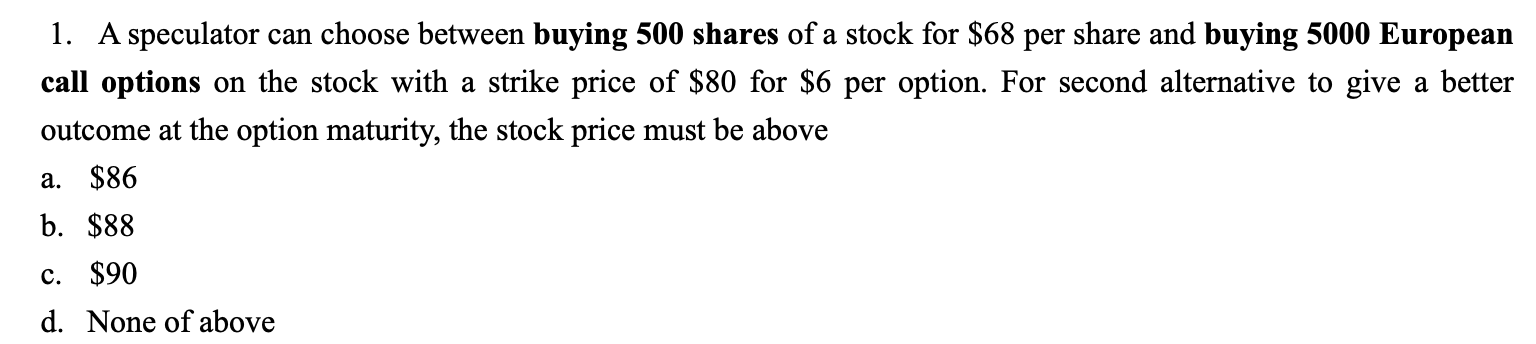 Solved 1. What should a trader do when the one-year forward | Chegg.com