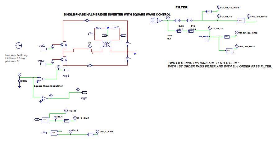 Solved SINGLE-PHASE H-BRIDGE INVERTER - Design for output | Chegg.com