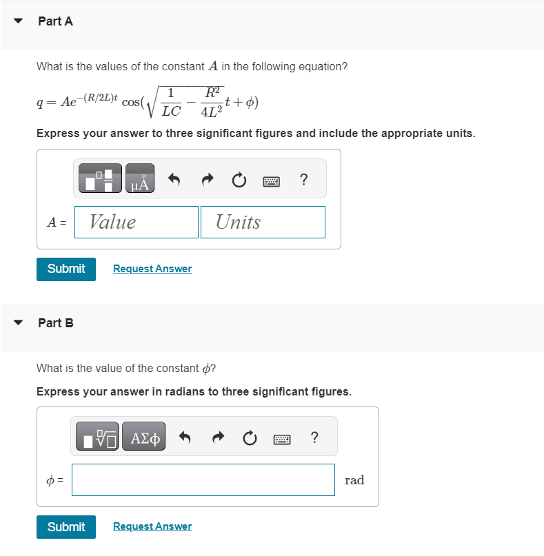 What is the values of the constant A in the following | Chegg.com