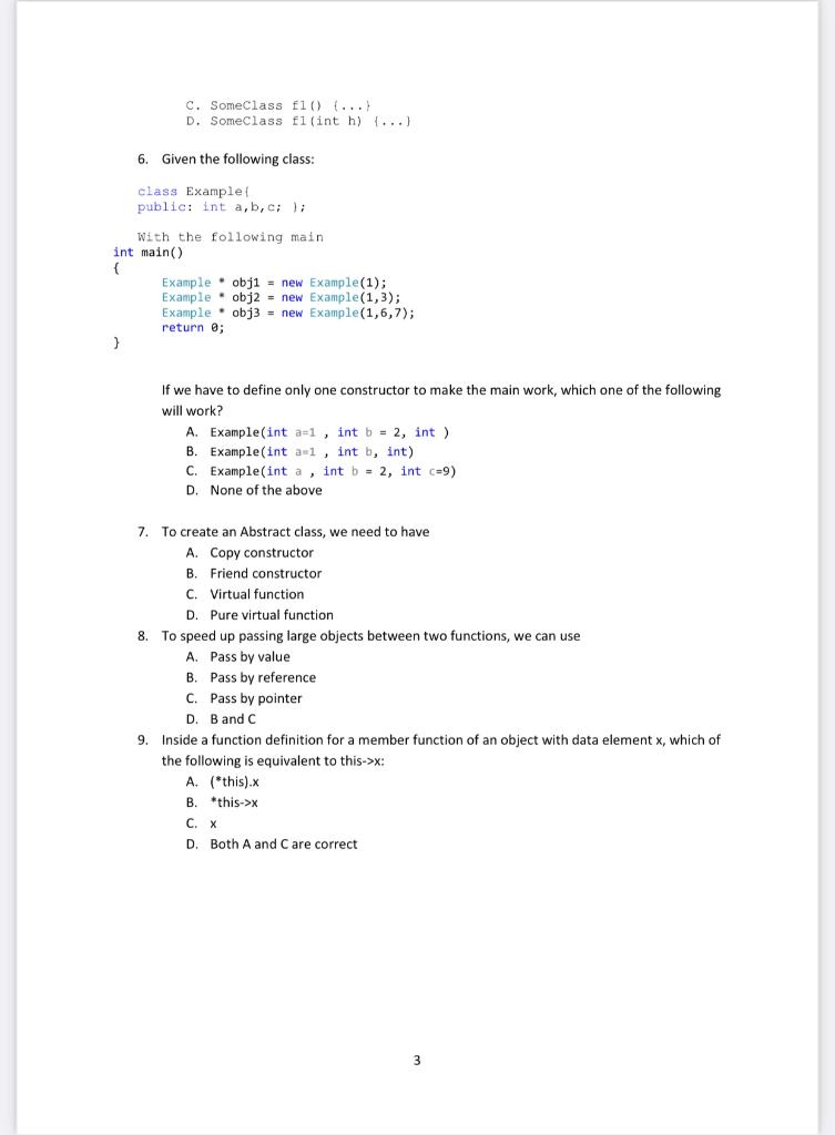 Solved Question 1) For each row in below table, specify how | Chegg.com