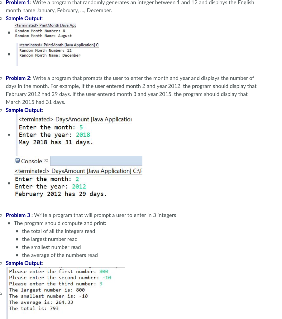 Solved Problem 1 Write A Program That Randomly Generates An 1297