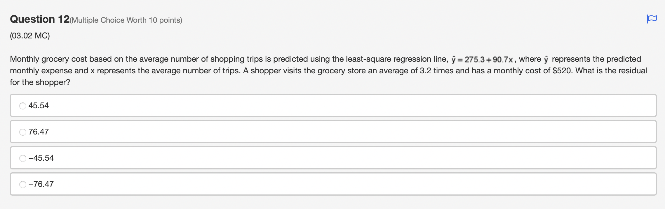 Solved Question 11(Multiple Choice Worth 10 points) (03.02 | Chegg.com