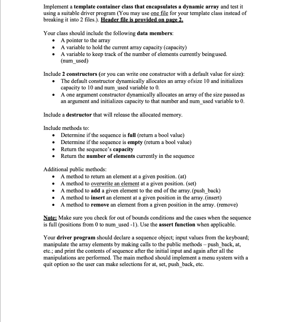 Solved use the template and do not use someone | Chegg.com