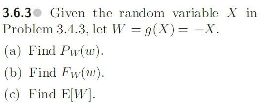 Solved 3.4.3 The random variable X has CDF | Chegg.com