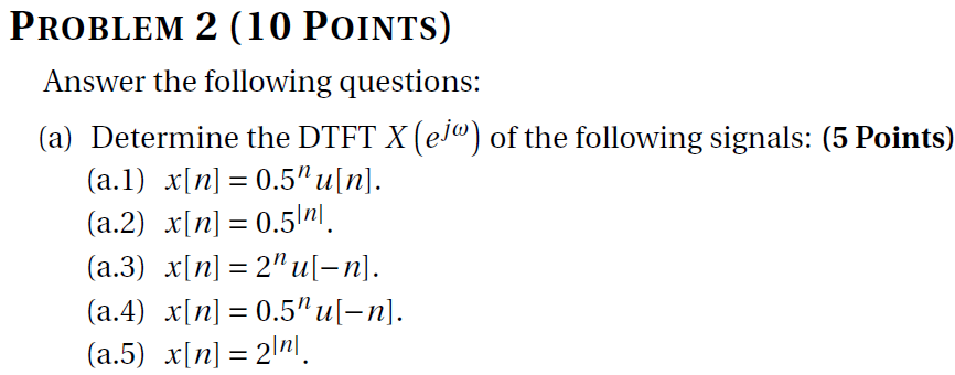Solved PROBLEM 2 ( 10 POINTS) Answer the following | Chegg.com