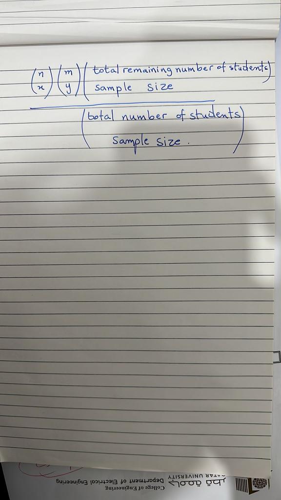 Solved Q1. An engineering statistics class has 52 students; | Chegg.com