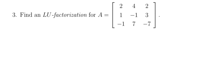 Solved This is for advanced linear algebra class. Please | Chegg.com