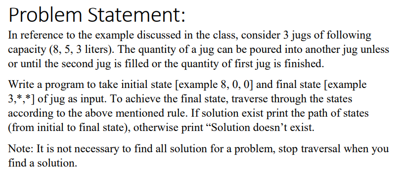 Solved Problem Statement: In reference to the example | Chegg.com