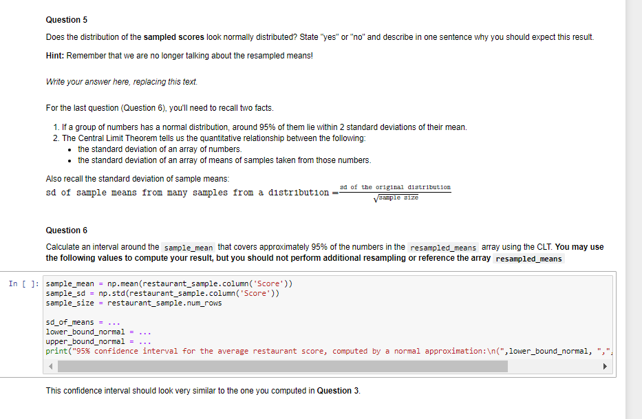 1. The Bootstrap and The Normal Curve In this | Chegg.com