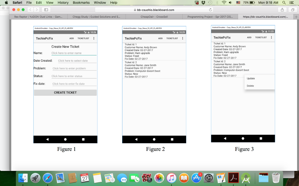 Solved Android Studio - Create new ticket app!!! Can someone | Chegg.com
