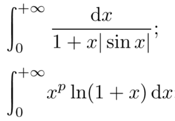 Solved Determine if the improper integrals are convergent | Chegg.com