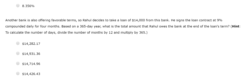 Solved The number of compounding periods in one year is | Chegg.com