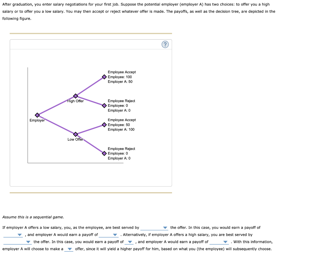 Solved Suppose you have a competing job offer from employer | Chegg.com