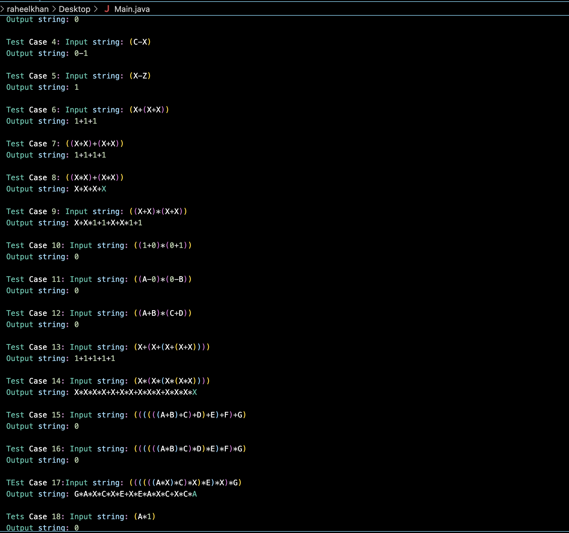 I need help with a some test cases, i have most of | Chegg.com