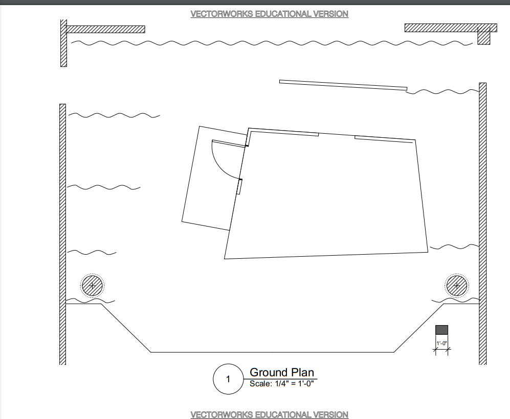 For the ground plan, using the proper notation, | Chegg.com