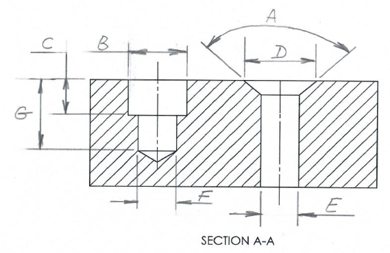 Solved 1. WHAT HOLES ARE SHOWN ON THE DRAWING? 2. IDENTIFY | Chegg.com