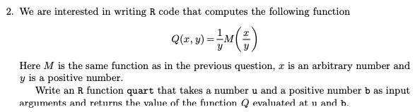 Solved xercise 3. (8 points) For this exercise, the only | Chegg.com
