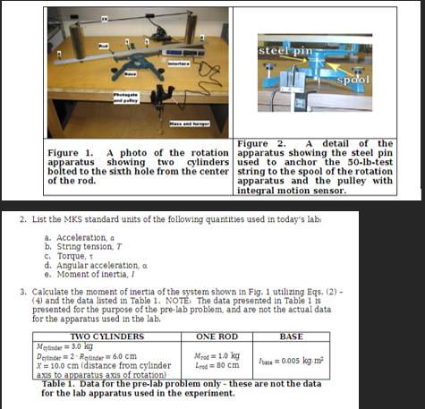 Solved List the MKS standard units of the following | Chegg.com
