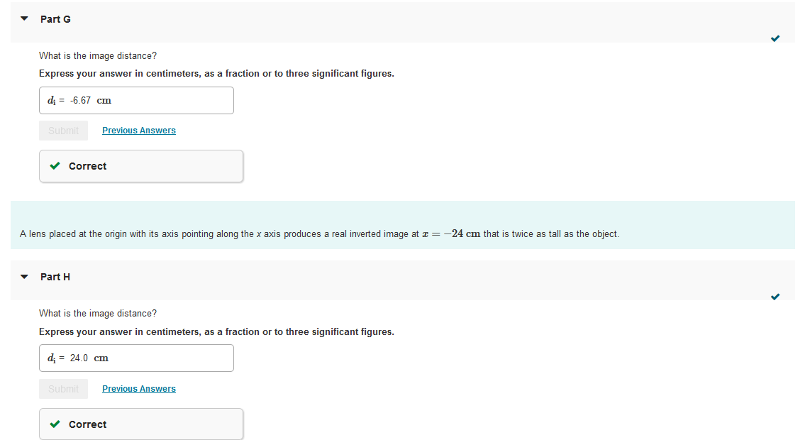 Solved Consider an object with d0=12 cm that produces an | Chegg.com