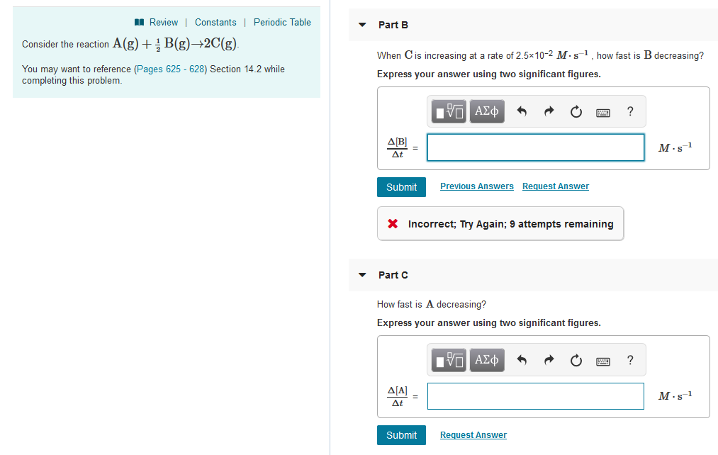 Solved Review| Constants | Periodic Table Part B Consider | Chegg.com