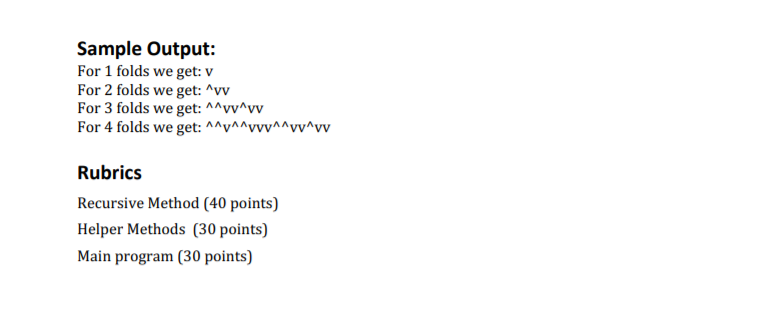 Solved RECURSION - PAPERFOLDS Concept Summary: 1. Recursion | Chegg.com