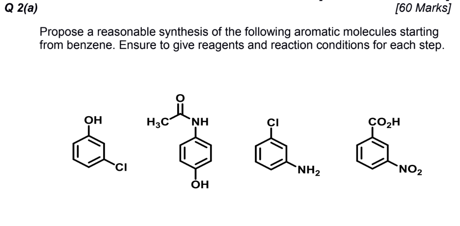 Solved Propose a reasonable synthesis of the following | Chegg.com