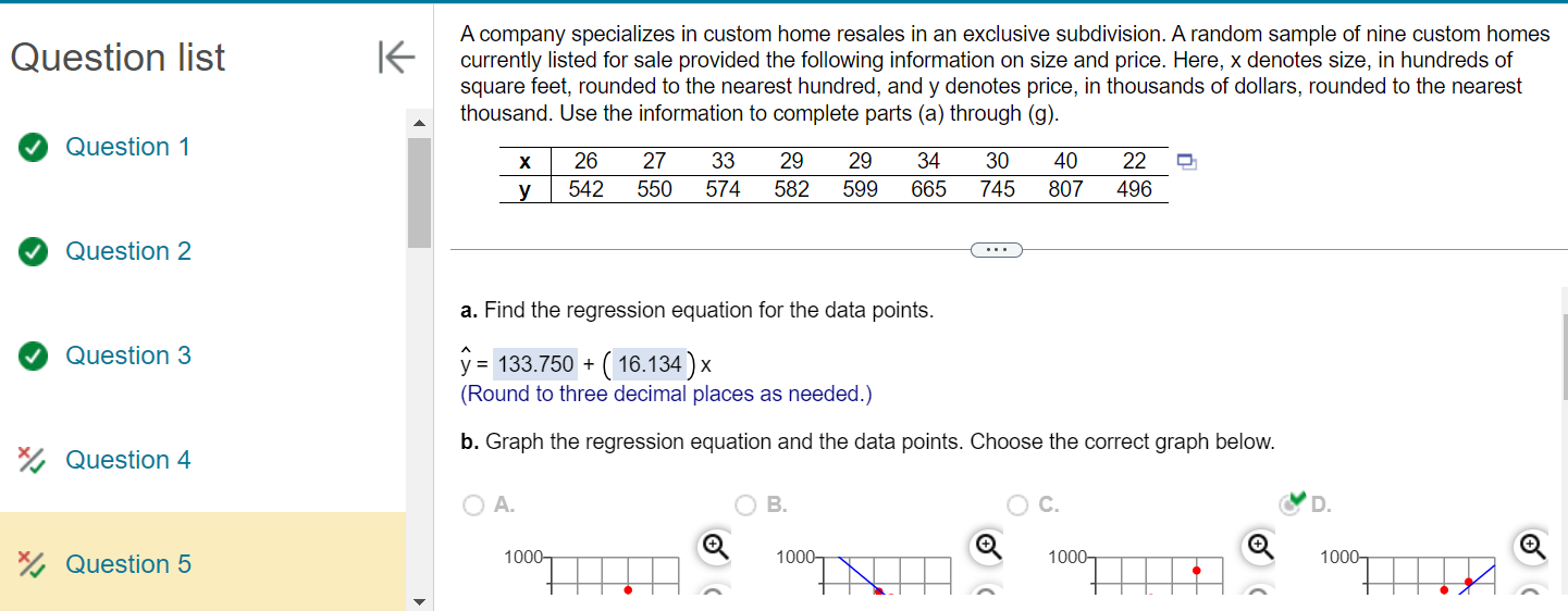 Solved Question list Question 1 Question 2 Question 3 | Chegg.com