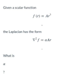 Solved Suppose that a vector function is given by F (r) = | Chegg.com