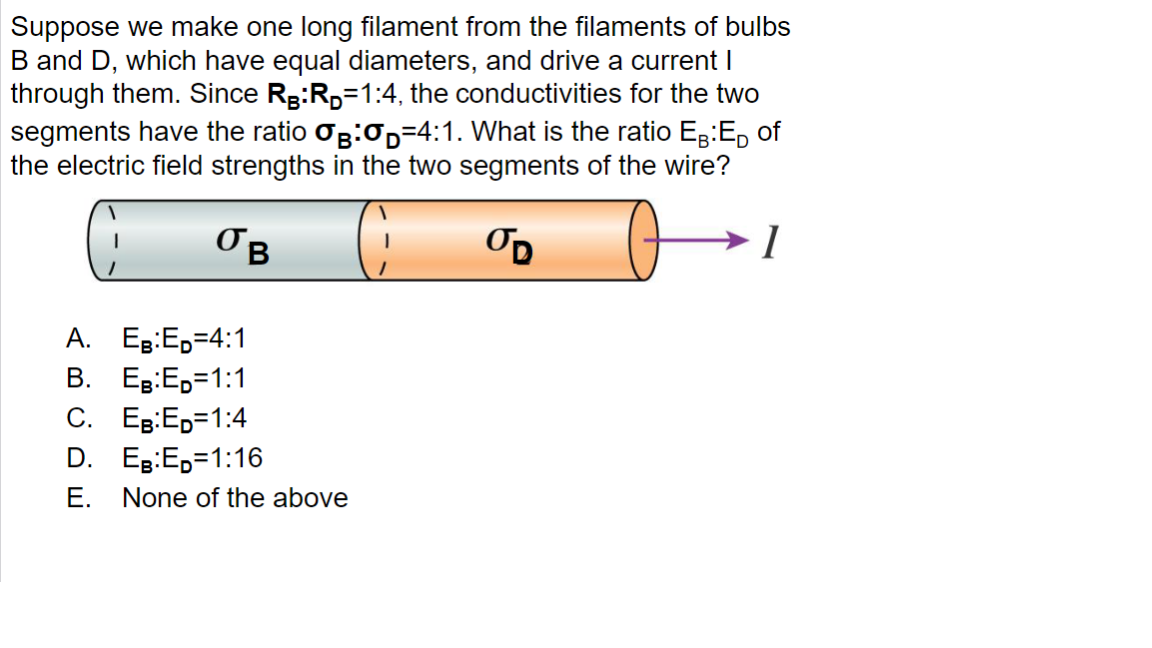 Solved Suppose we make one long filament from the filaments | Chegg.com