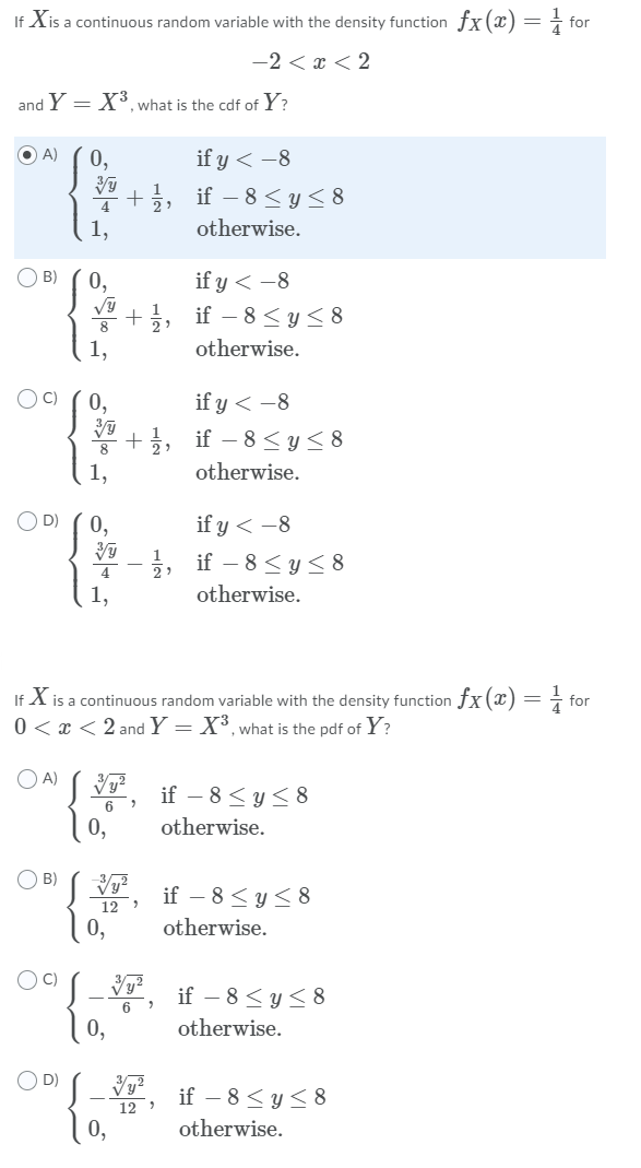 Solved If Xis a continuous random variable with the density | Chegg.com