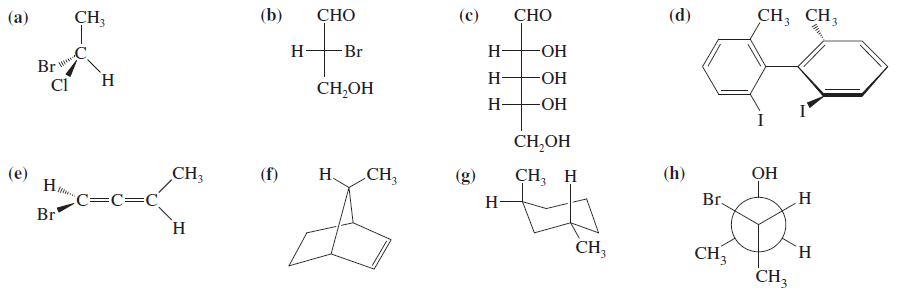 Solved CH3 (b) CHO (c) CHO CH3 CH, HOH он HOH CH,OH CI H | Chegg.com