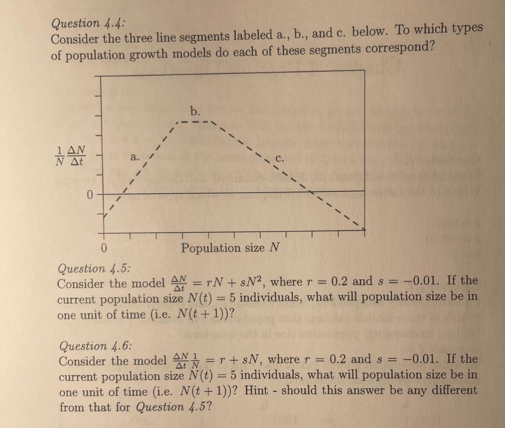 Solved Question 4.7: How can one transform the population | Chegg.com