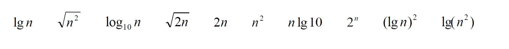 Solved Rank the following functions by their asymptotic | Chegg.com