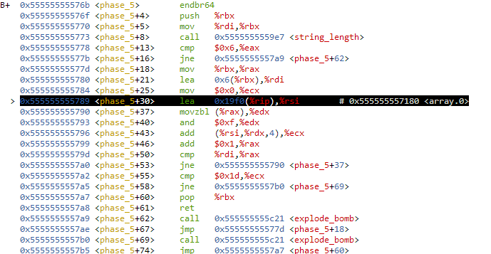 Solved Can i get help solving phase 5 of the bomb lab, This | Chegg.com