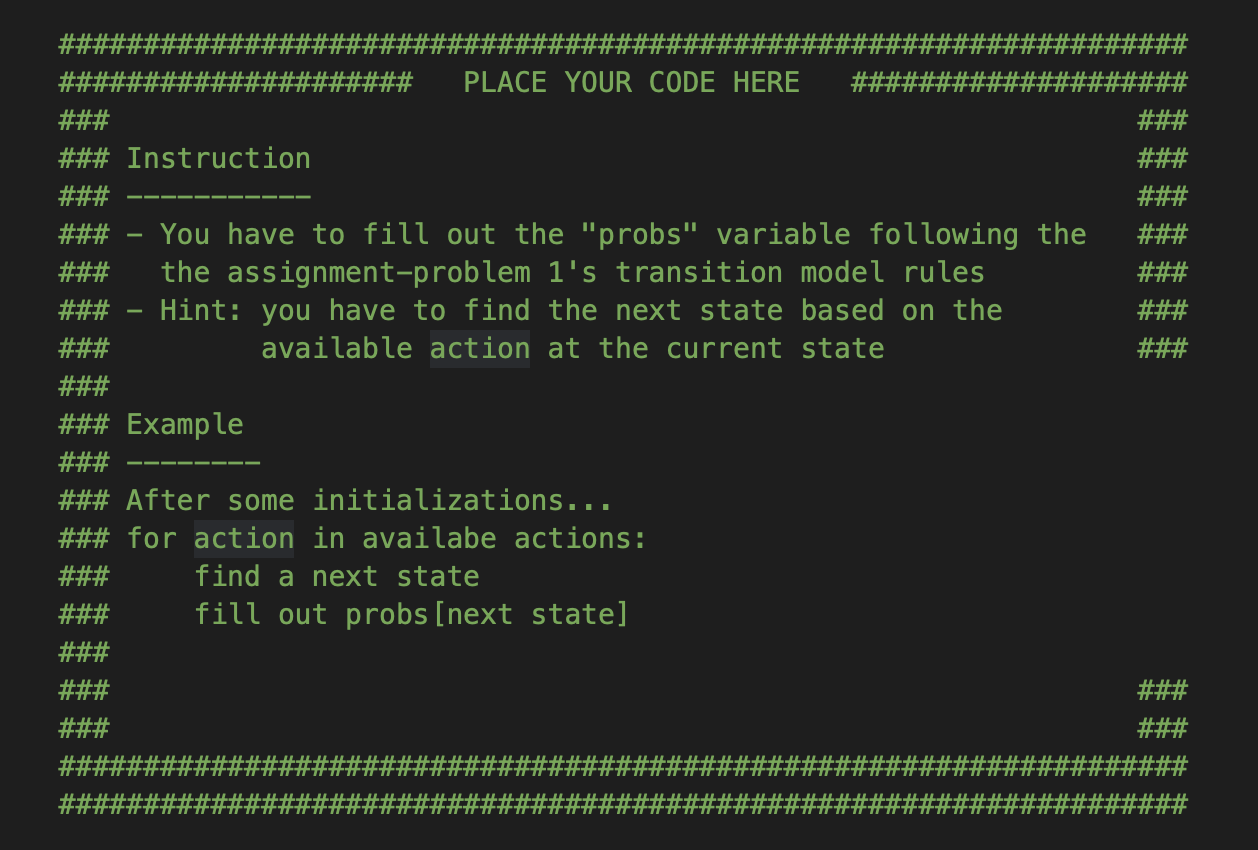1 Markov Decision Process 50 Pts In This Section 