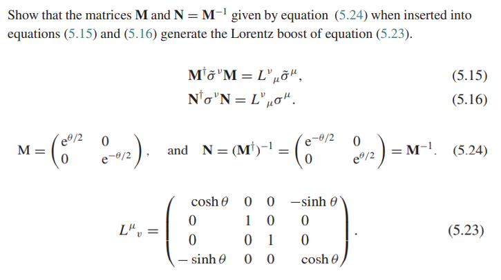 Show that the matrices M and N=M- given by equation | Chegg.com