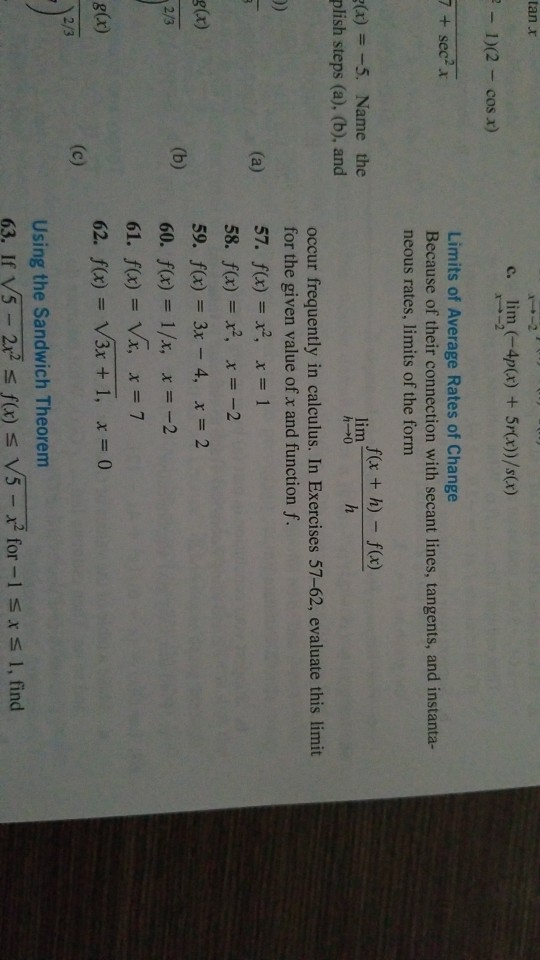 Solved 6. limx-1 Existence of Limits In Exercises 5 and 6, | Chegg.com