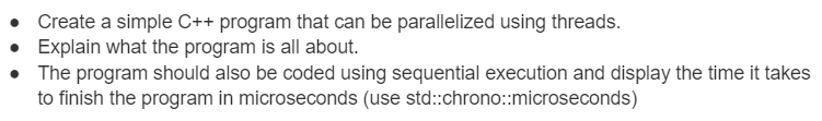 Solved - Create a simple C++ program that can be | Chegg.com